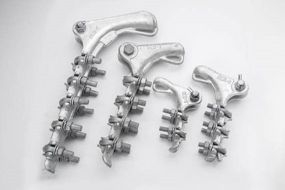 Overhead Conductor Strain Clamp, High-Voltage Transmission Line Dead ...